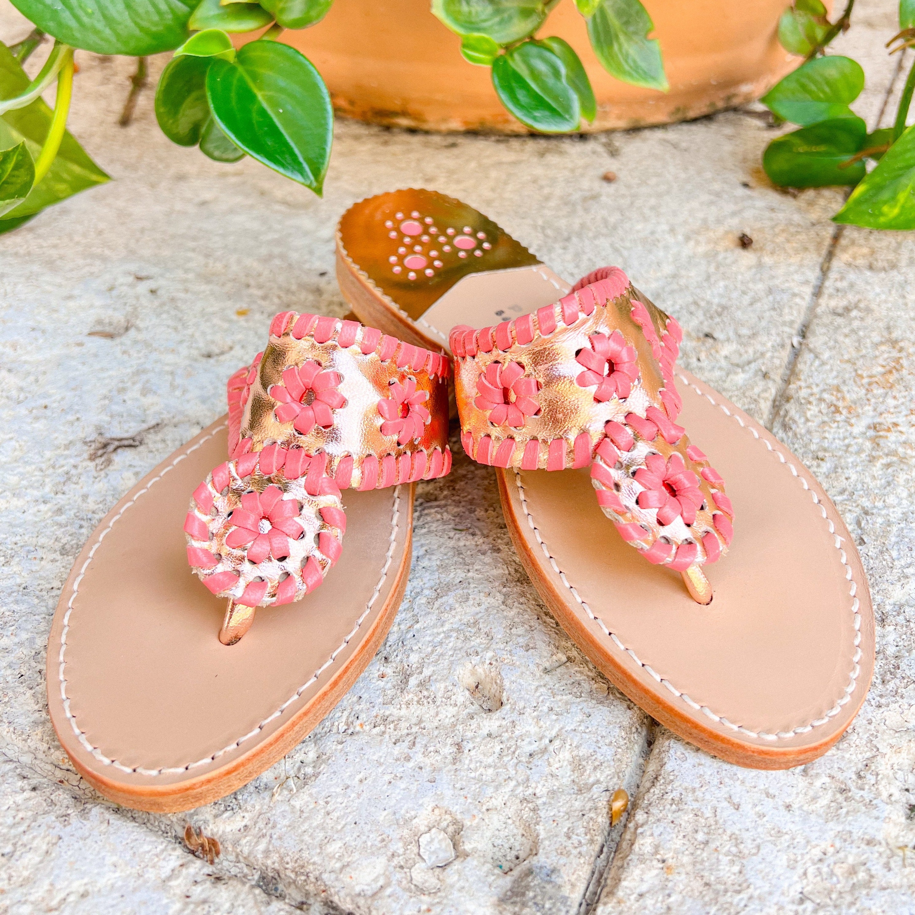 PB Rose Gold / Melon – Palm Beach Sandals Store