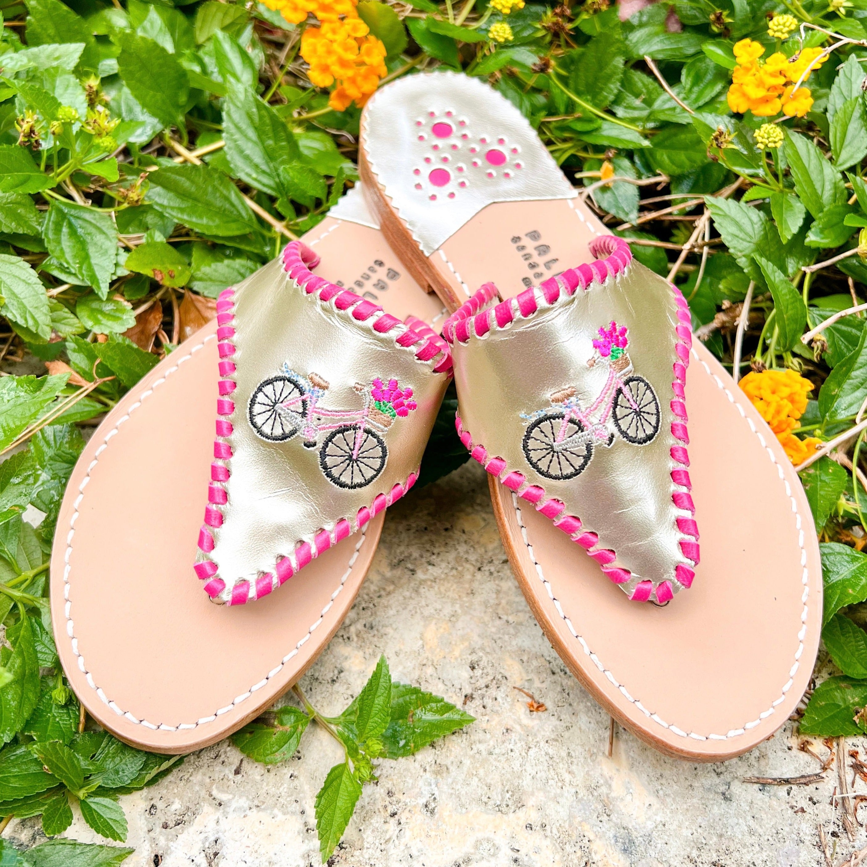 Embroidered Spring Bike – Palm Beach Sandals Store