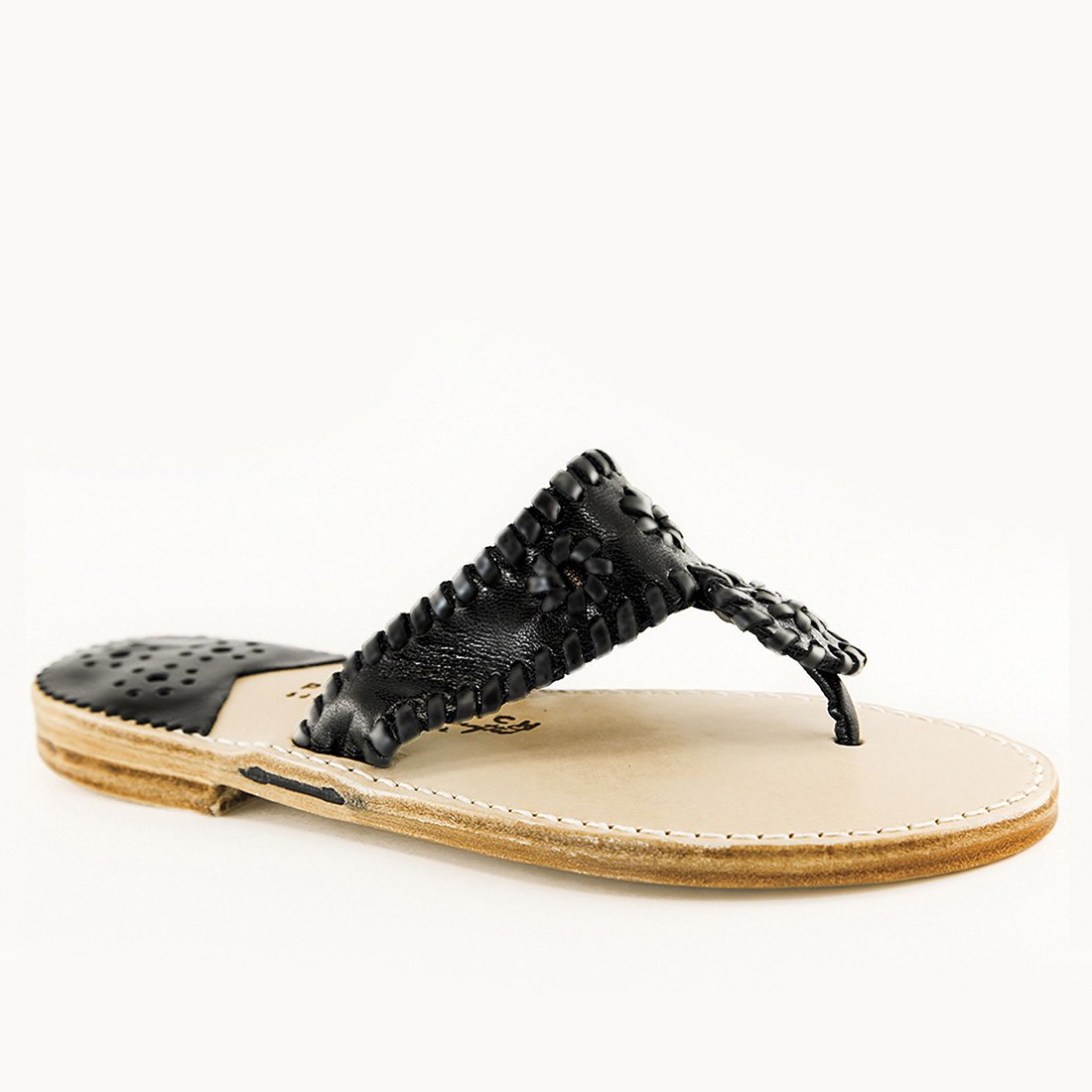 PB Black / Black Patent – Palm Beach Sandals Store